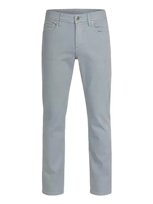JUDE DENIM Slim-fit Straight-leg Jeans - Grey