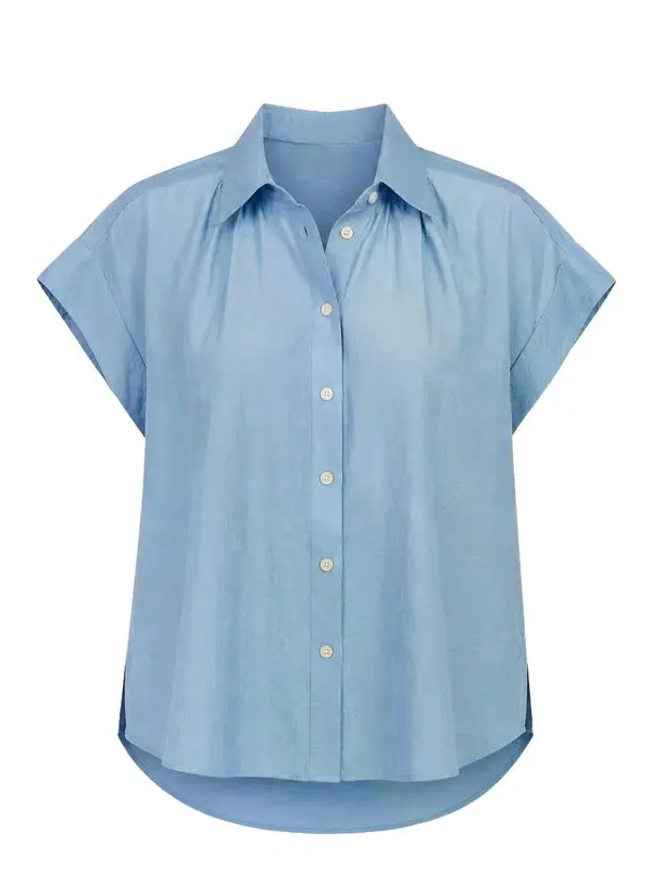 SECULAR.LAB Trinity Short-sleeve Shirt - Blue