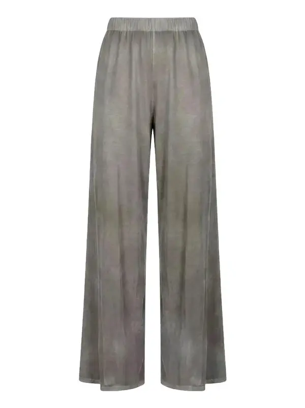 Avant Toi Wide Leg Palazzo Pants - Grey