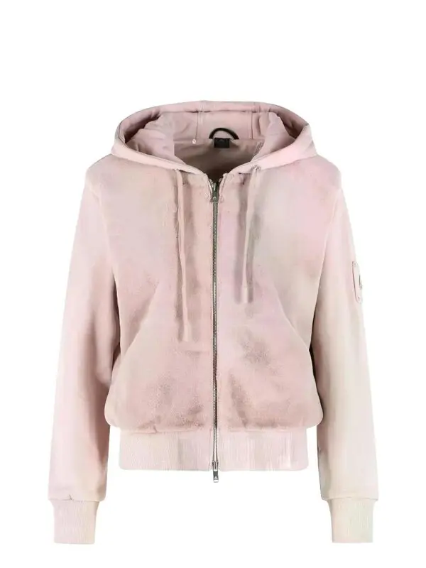 Moose Knuckles Bunny Faux-fur Hoodie - Pink