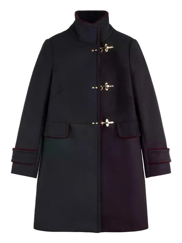 FAY Lobster-claw Coat - Blue