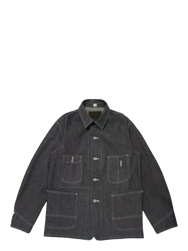 TAIGA TAKAHASHI Lot.716 Distressed Denim Jacket - Grey