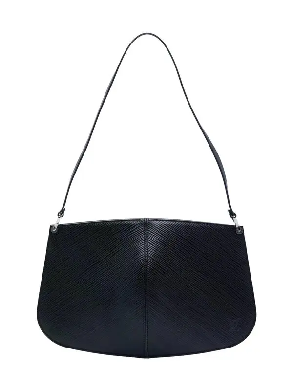 LOUIS VUITTON Epi Demi Lune Pochette Shoulder Bag - Black