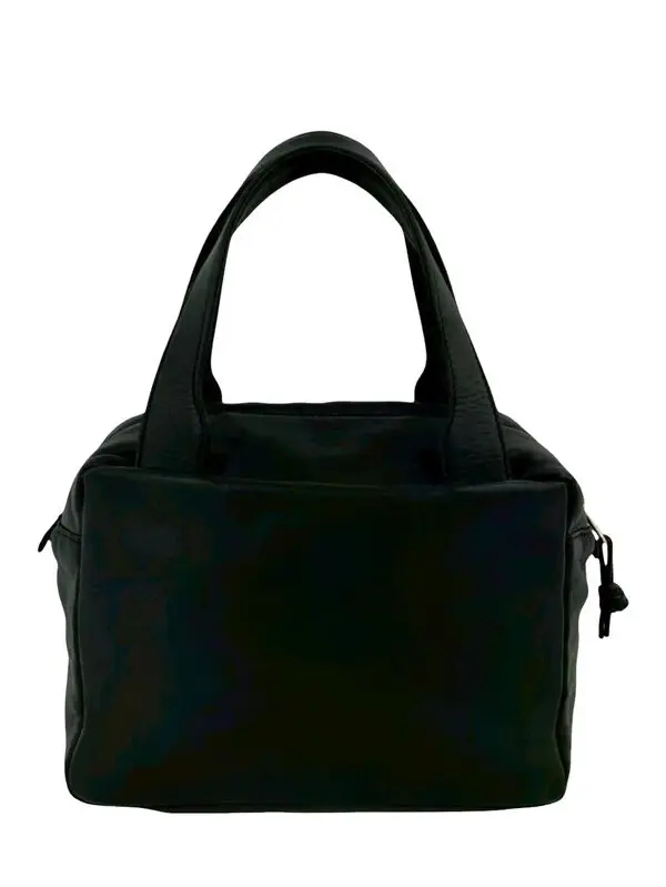 Loewe Leather Anagram Handbag - Black