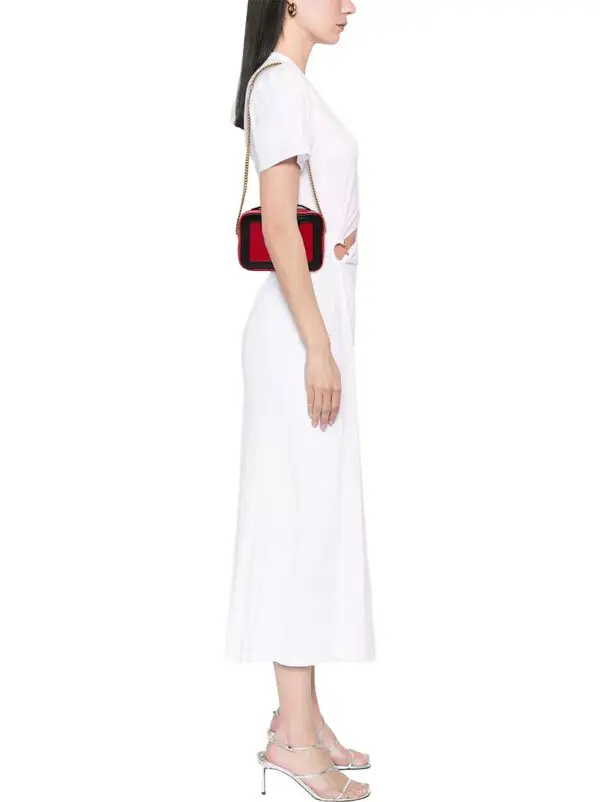 Valentino Garavani Nappa Leather Vlogo Camera Chain Bag - Red