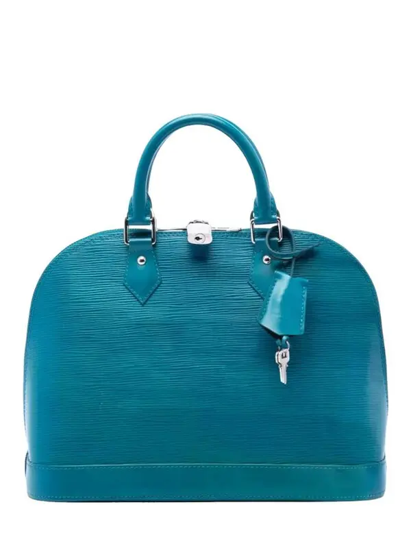 LOUIS VUITTON Epi Alma Pm Handbag - Blue