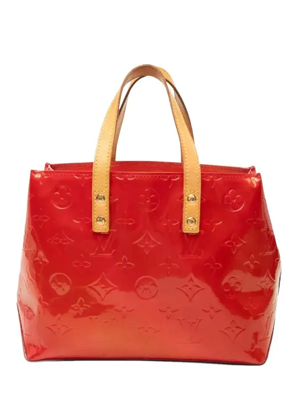 LOUIS VUITTON Monogram Vernis Reade Pm Handbag - Red