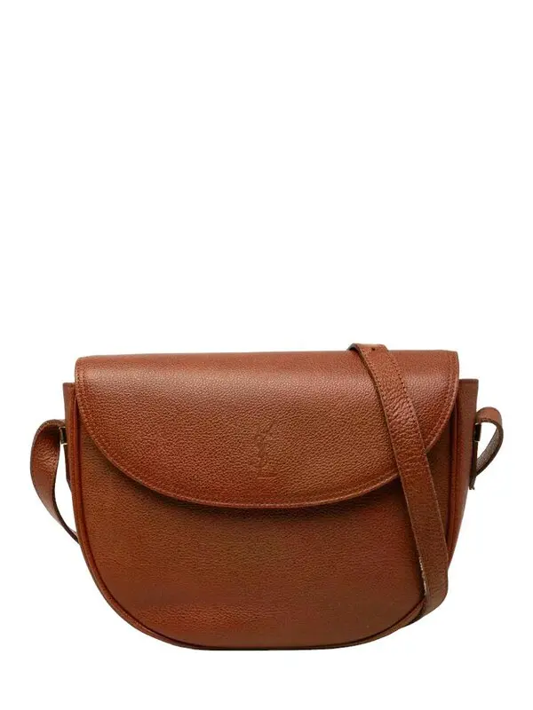 Saint Laurent 20th Century Leather Crossbody Bag - Brown