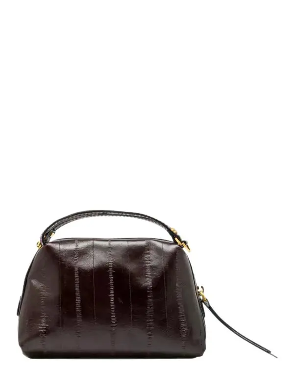 GIANNI CHIARINI Alifa Mini Bag In Eel-effect Texture - Purple