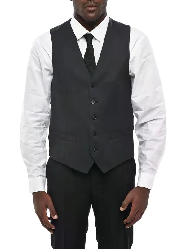 Corneliani Virgin Wool Waistcoat - Grey