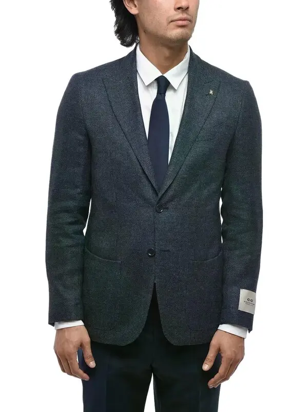Corneliani Single-breasted Blazer - Blue
