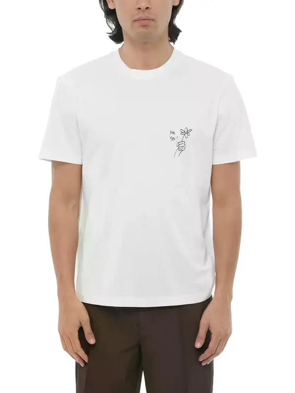 Neil Barrett Logo-print T-shirt - White