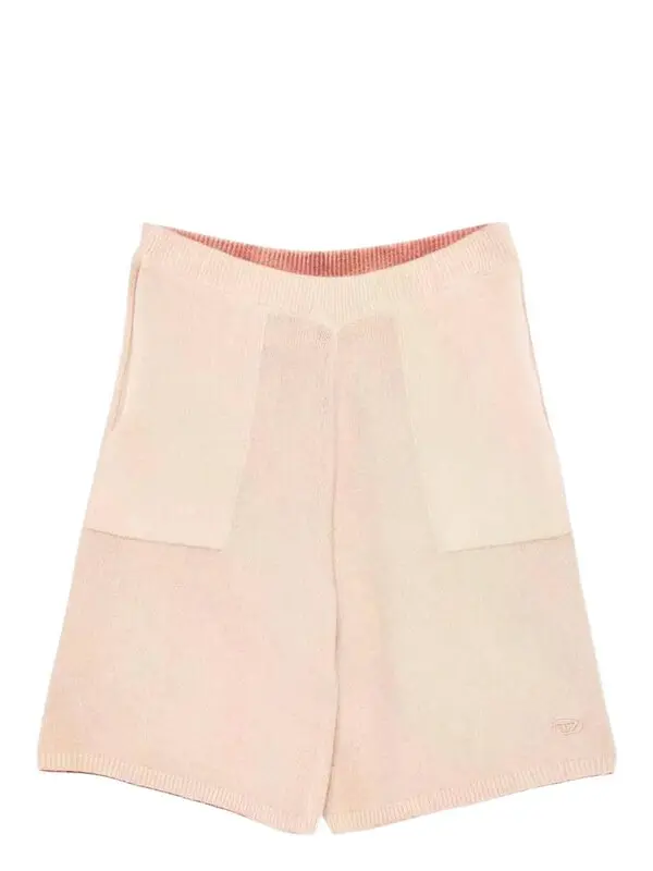 DIESEL® Knitted Knee-length Shorts - Pink