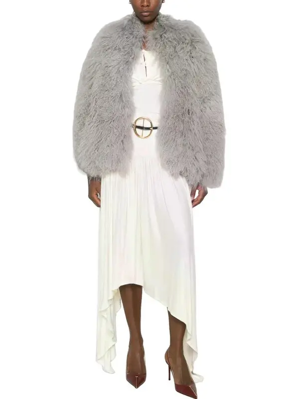 MARTHA LOUIS Shearling-effect Jacket - Grey