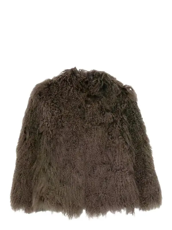 MARTHA LOUIS Shearling-effect Jacket - Brown