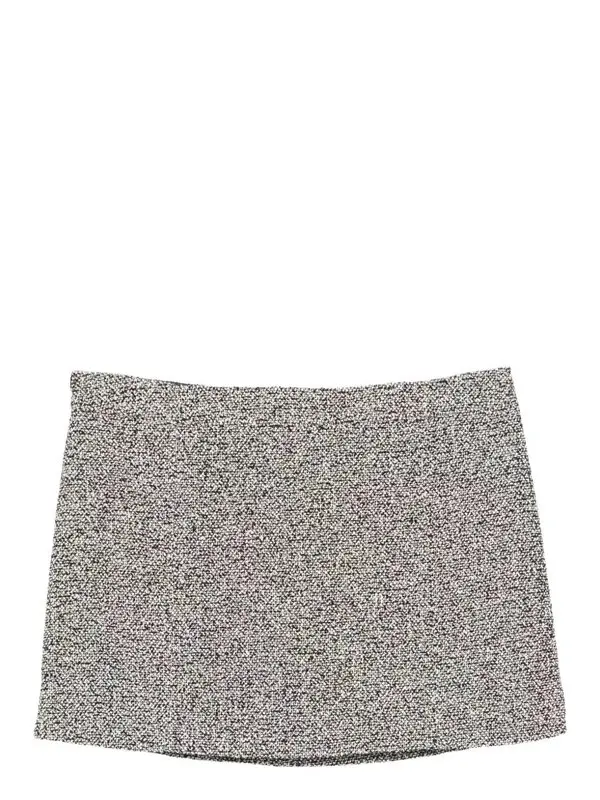 Michael Kors Tweed-effect Mini Skirt - Black