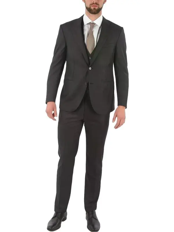 Corneliani Single-breasted Three-piece Suit - Grey