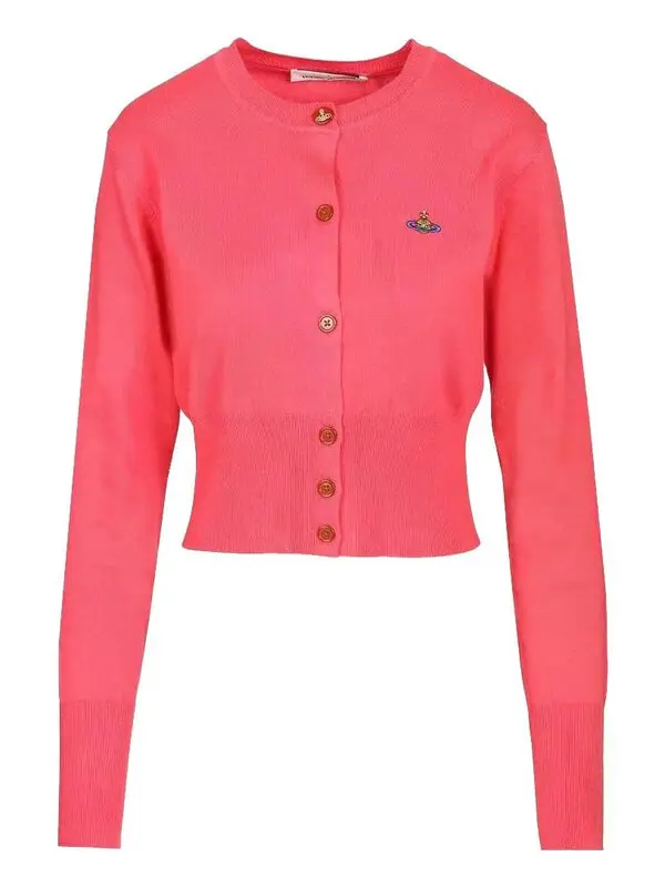VIVIENNE WESTWOOD Bea Cropped Cardigan - Pink