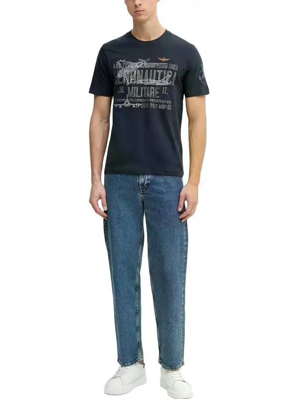 AERONAUTICA MILITARE Graphic-print T-shirt - Blue