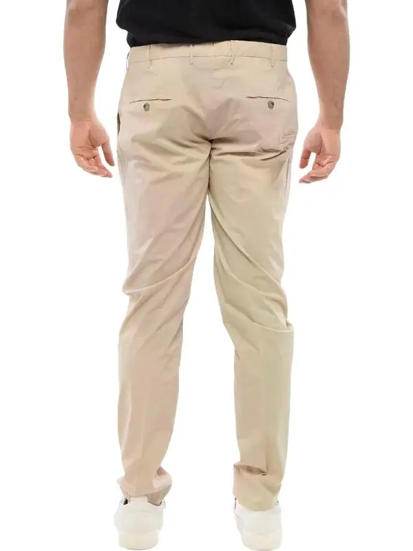 Corneliani Pleated Chino Trousers - Neutrals