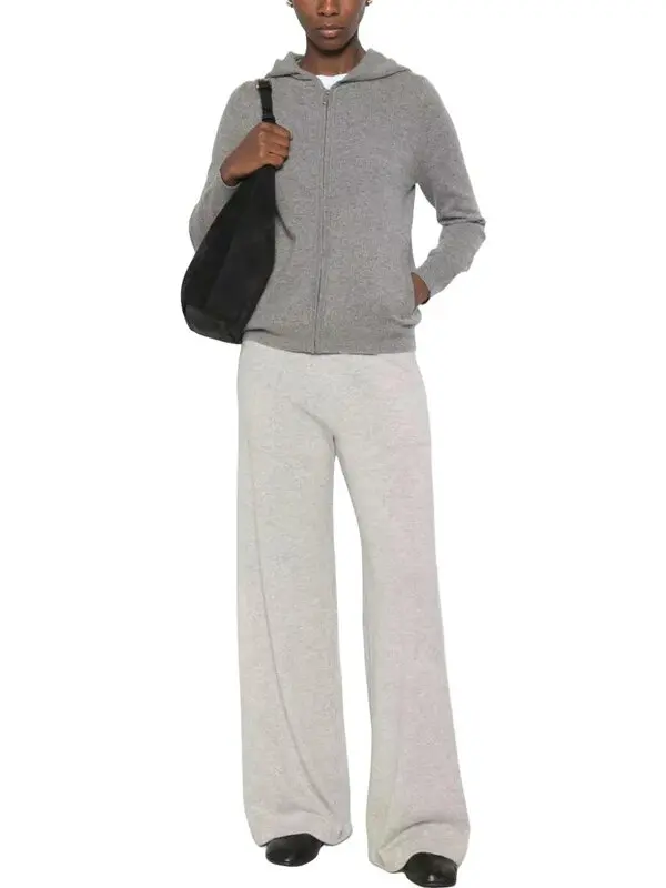 Eric Bompard Zip-up Cashmere Cardigan - Grey