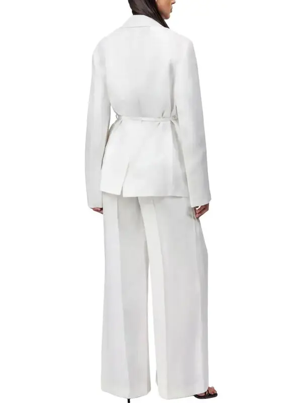 DRYKORN Belted Wrap Blazer - White