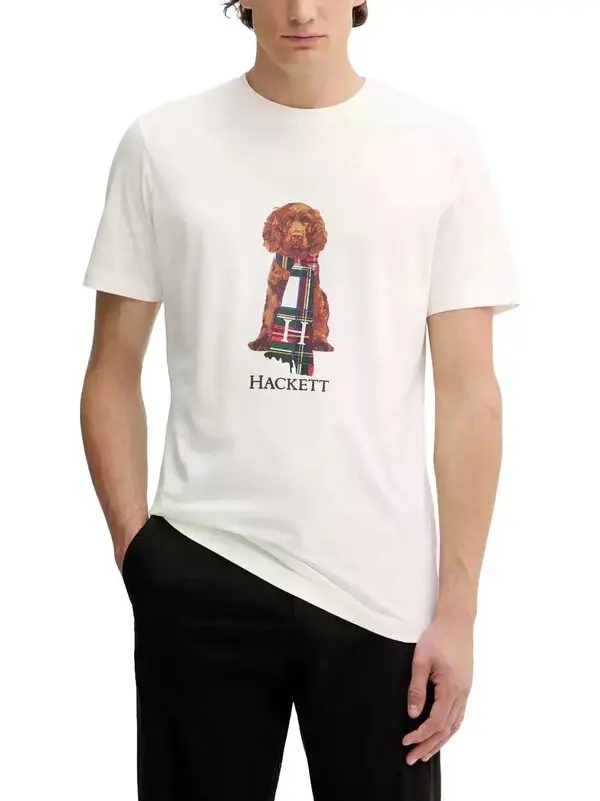 HACKETT LONDON Graphic-print T-shirt - White
