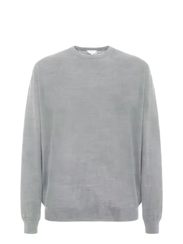 Malo Giacomo Crew-neck Long-sleeve Sweatshirt - Grey