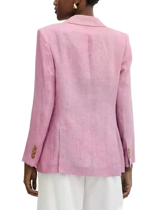 Luisa Spagnoli Single-breasted Notched-lapel Blazer - Pink