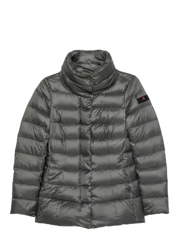 Peuterey Quilted High-neck Jacket - Green