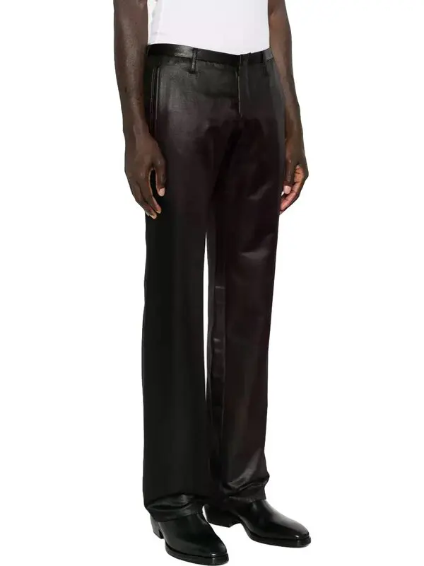 ROMEO GIGLI 1990s Straight-leg Trousers - Black