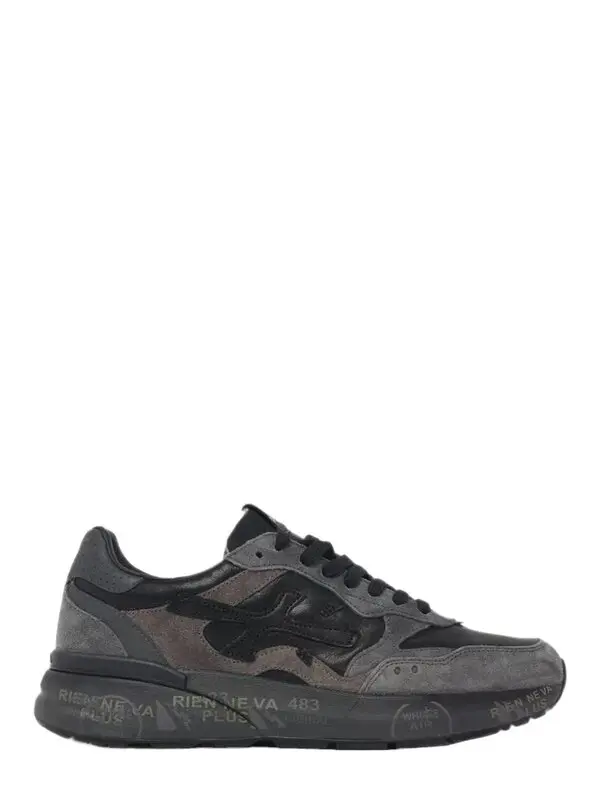 Premiata Mick Suede-panel Sneakers - Black