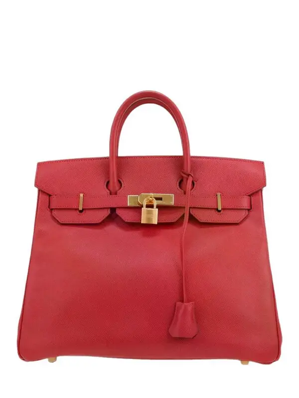 Hermès Haut À Courroies Tote Bag - Red