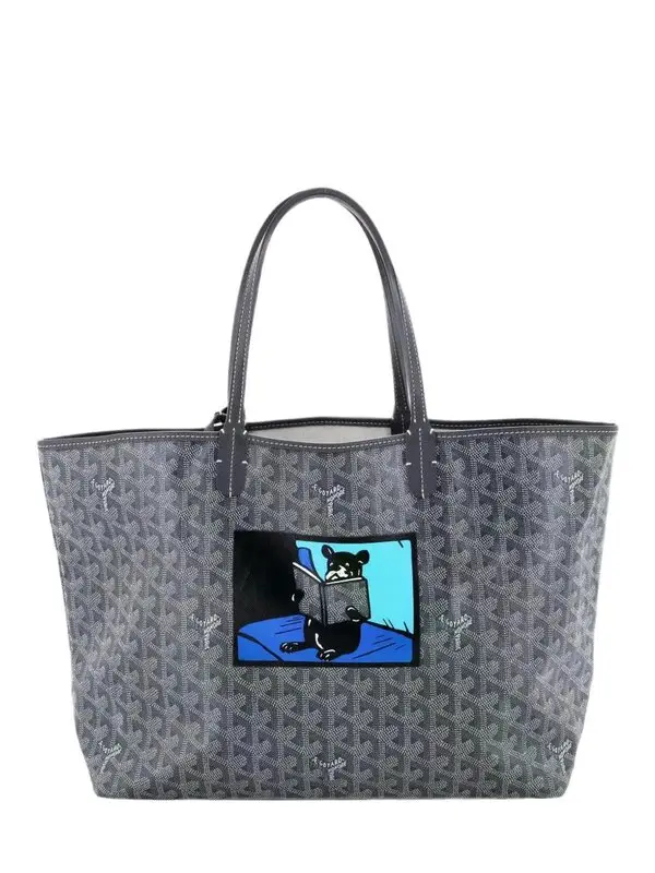 Goyard Saint Louis Printed Coated Canvas Pm Tote Bag - Grey