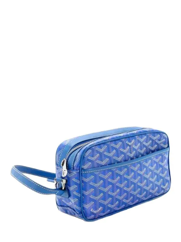 Goyard Cap Vert Bag In Coated Canvas - Blue
