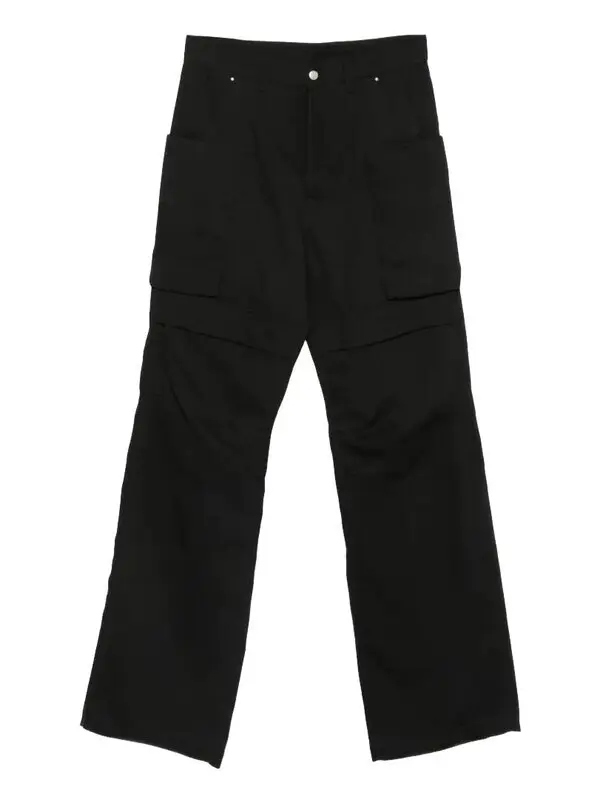 Rick Owens Belt-loops Cargo Trousers - Black