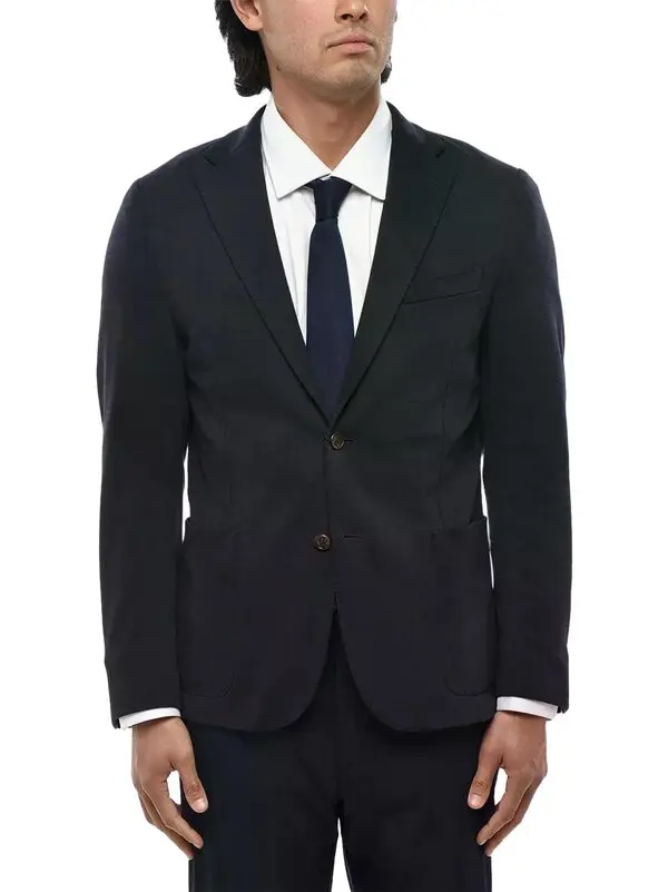 Corneliani Single-breasted Blazer - Blue