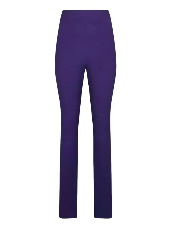 Philosophy Di Lorenzo Serafini High-waisted Fitted Trousers - Purple