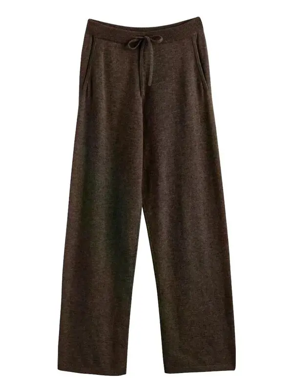 Chinti & Parker Cashmere Straight-leg Trousers - Brown
