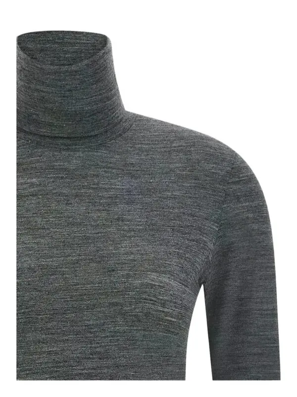 JIL SANDER High-neck Long-sleeve T-shirt - Grey