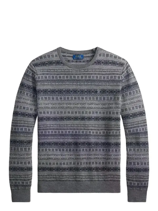 Polo Ralph Lauren Fair Isle Wool Sweater - Grey
