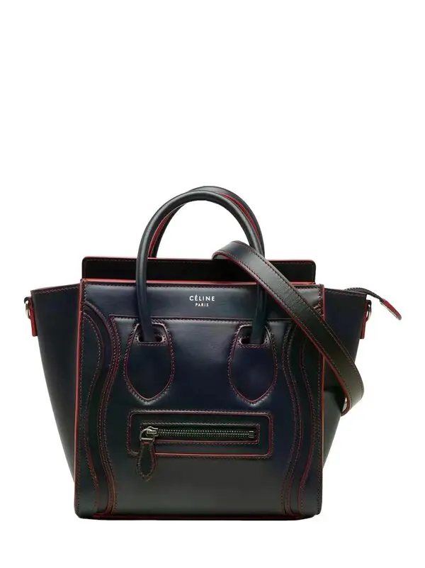 Celine Nano Luggage Satchel - Blue