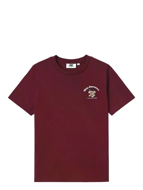 CHOCOOLATE Graphic Print Cotton T-shirt - Red
