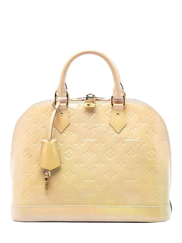 LOUIS VUITTON 2013 Monogram Vernis Alma Pm Handbag - Neutrals