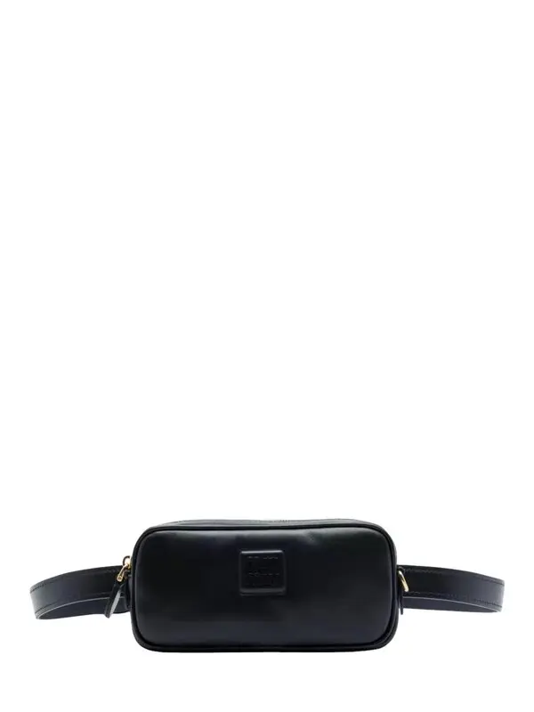 Miu Miu Calfskin Softy Beau Belt Bag - Black
