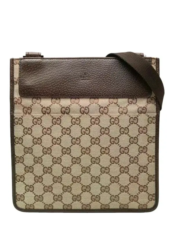 Gucci Gg Canvas Crossbody Bag - Neutrals