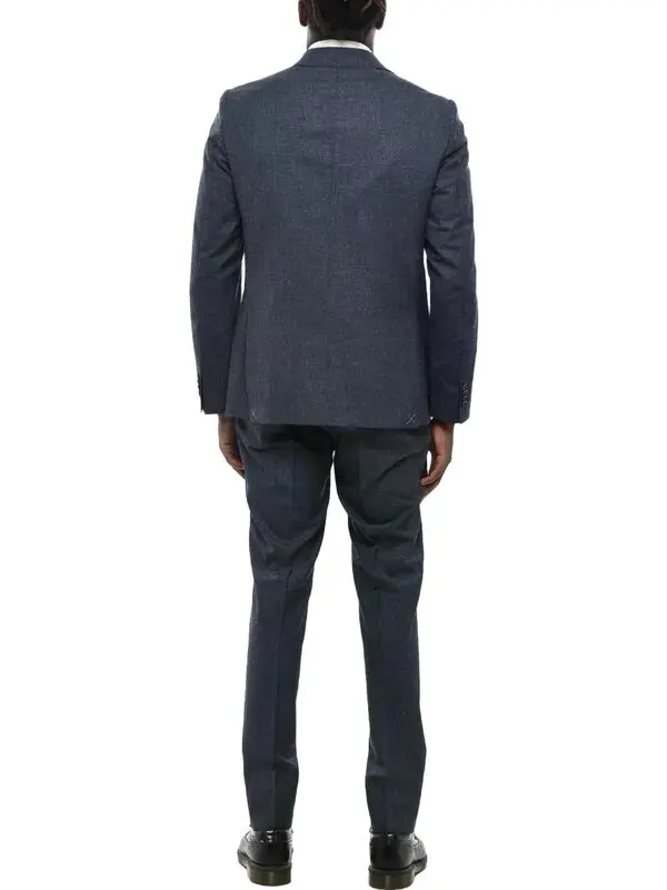 Corneliani Single-breasted Notch-lapel Suit - Blue