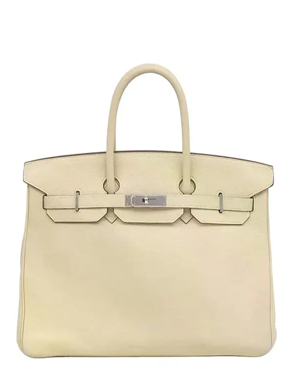 Hermès 2009 Clemence Birkin Retourne 35 Handbag - Brown
