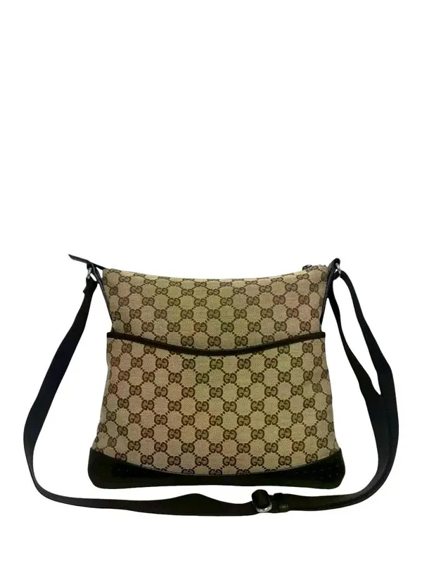 Gucci Gg Canvas Crossbody Bag - Neutrals