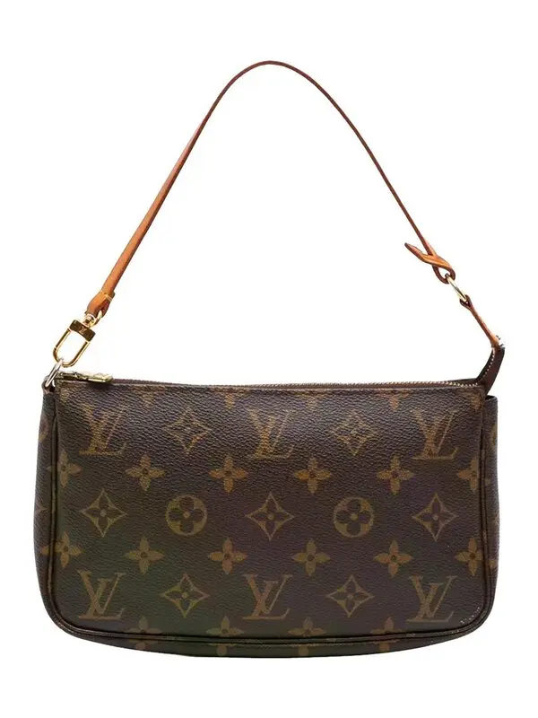 LOUIS VUITTON Monogram Pochette Accessoires Shoulder Bag - Brown
